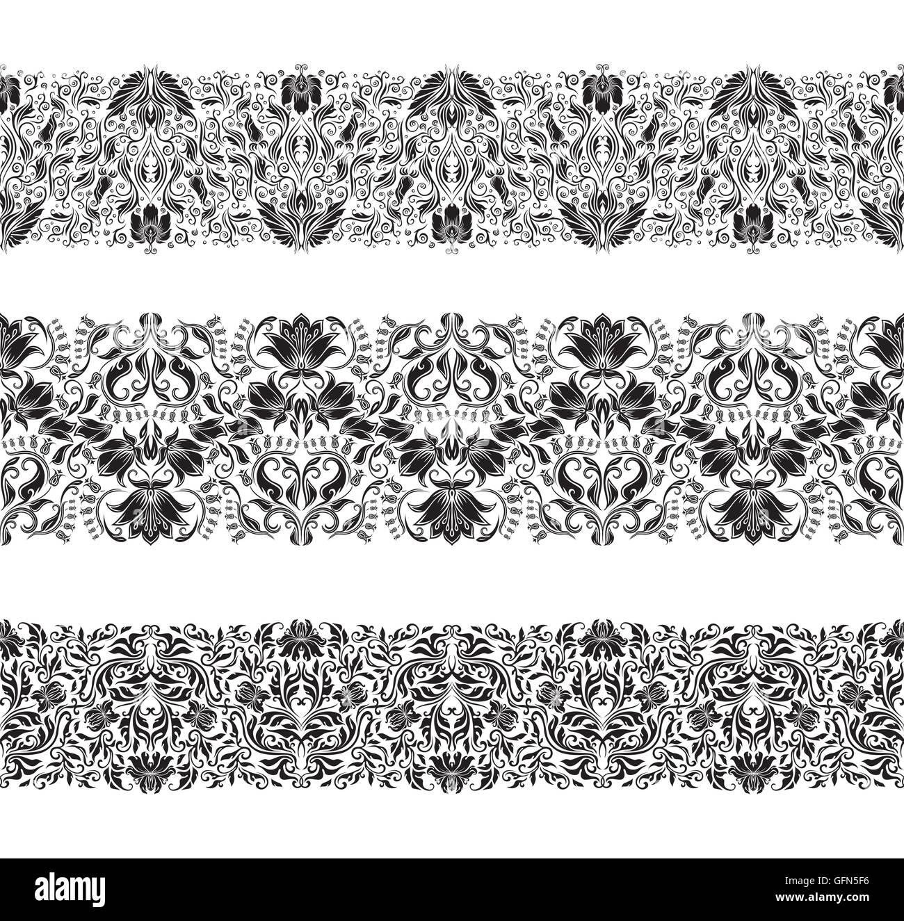 Horizontal elements decoration vector Stock Vector Image & Art - Alamy