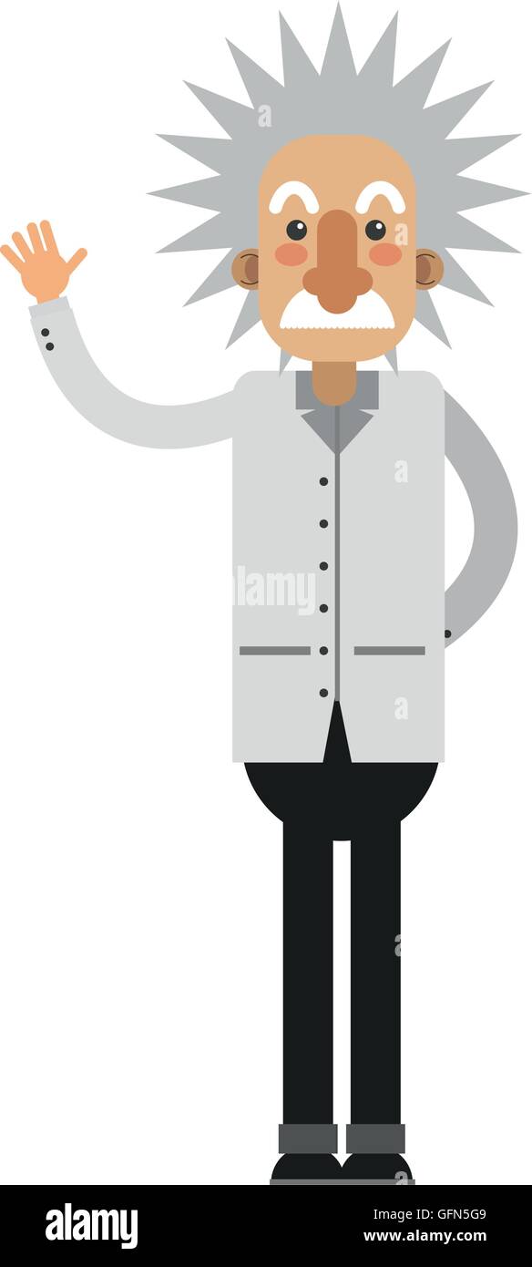 Albert einstein cartoon hi-res stock photography and images - Alamy
