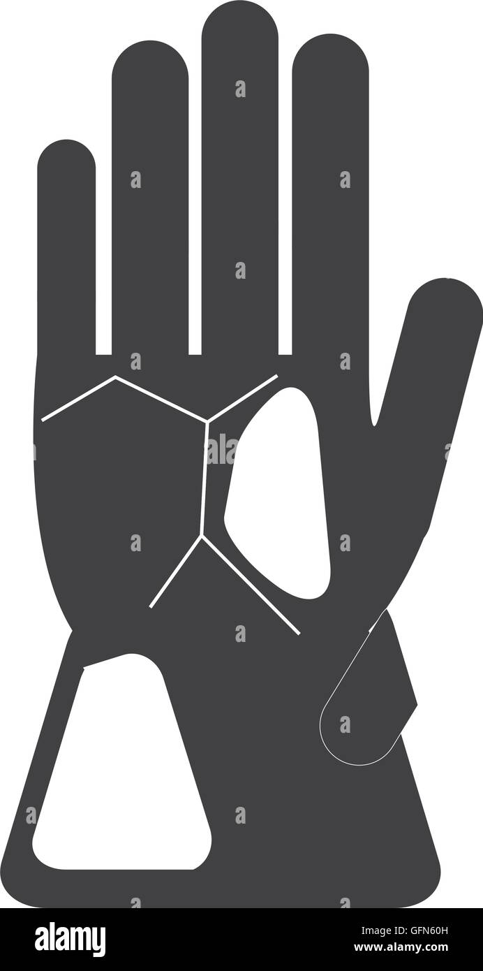 Women in warm gloves Stock Vector Images - Alamy