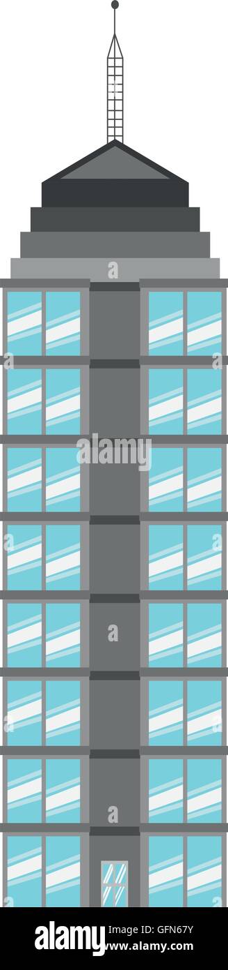 single tall building icon Stock Vector Image & Art - Alamy