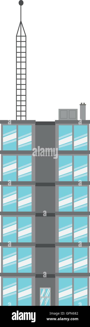 single tall building icon Stock Vector Image & Art - Alamy