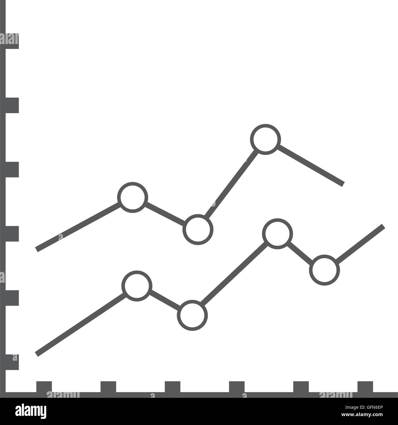 graph chart icon Stock Vector Image & Art - Alamy