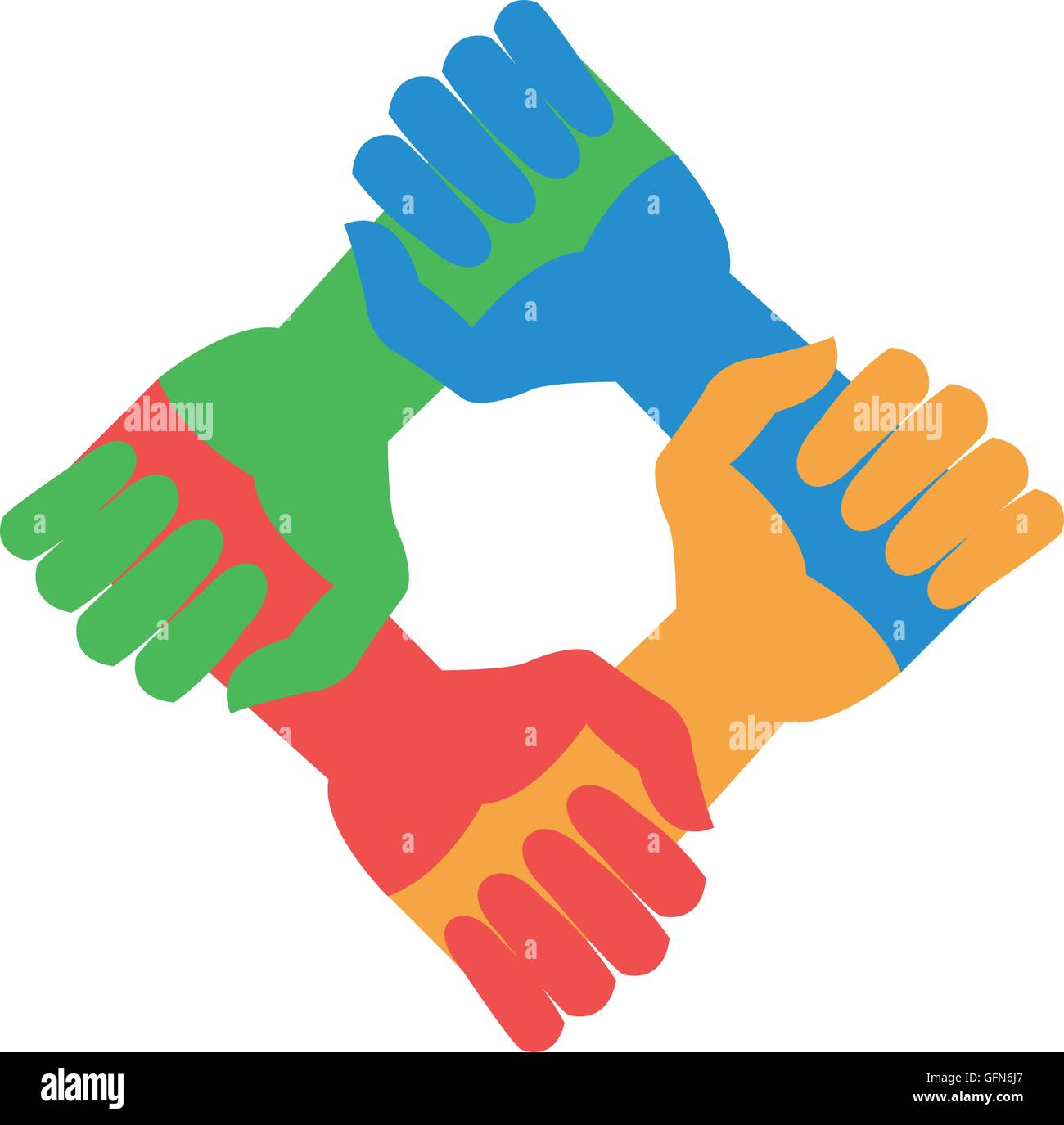 community hands icon Stock Vector Image & Art - Alamy