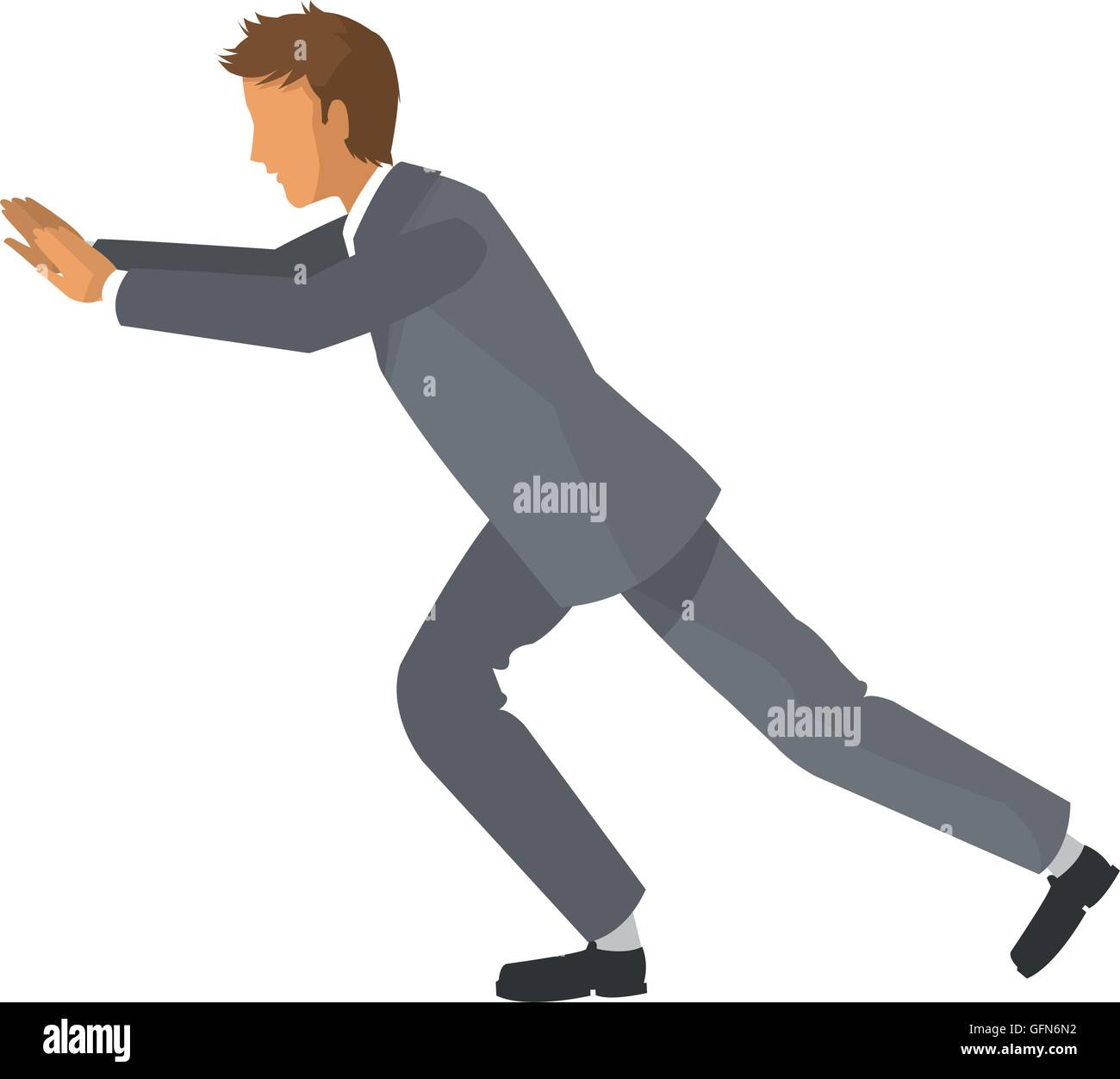 businessman pushing icon Stock Vector Image & Art - Alamy businessman pushing icon Stock Vector Image & Art - Alamy