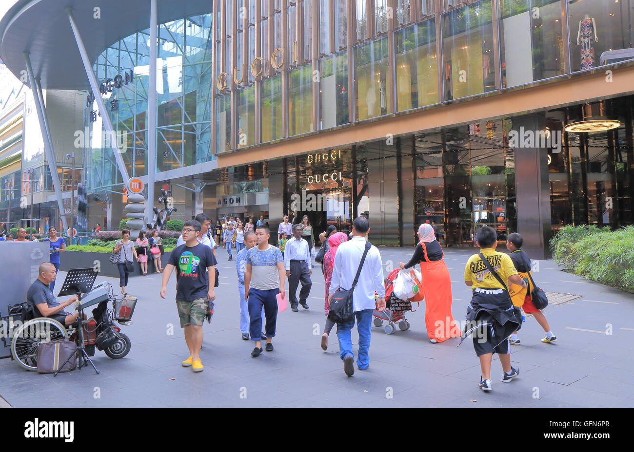 Orchard road Shopping district in Singapore Stock Photo - Alamy