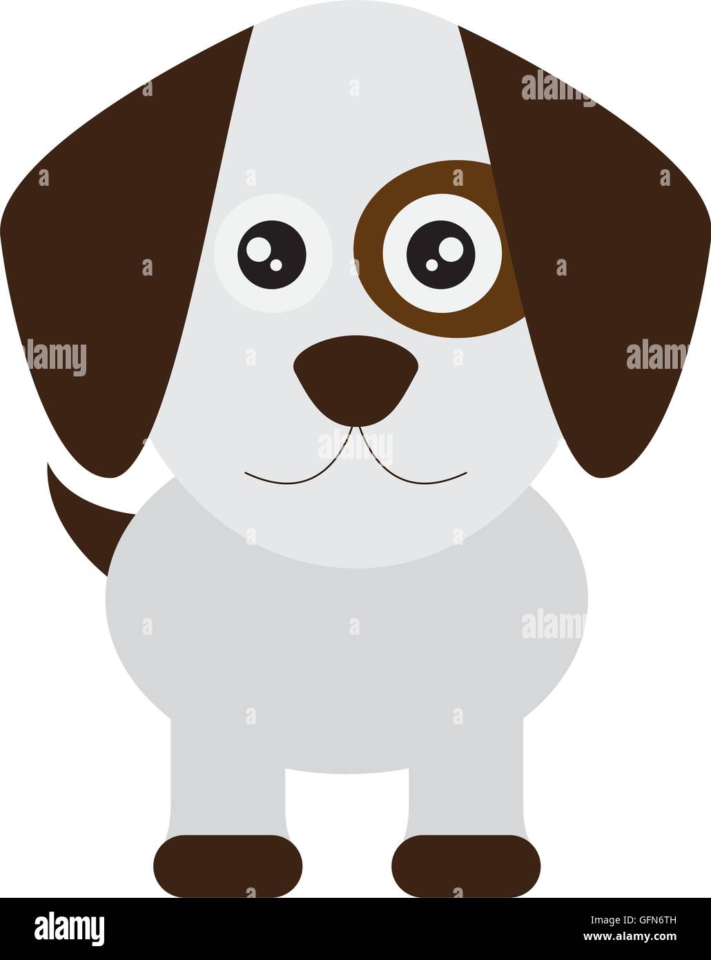 cute dog cartoon icon Stock Vector Image & Art - Alamy