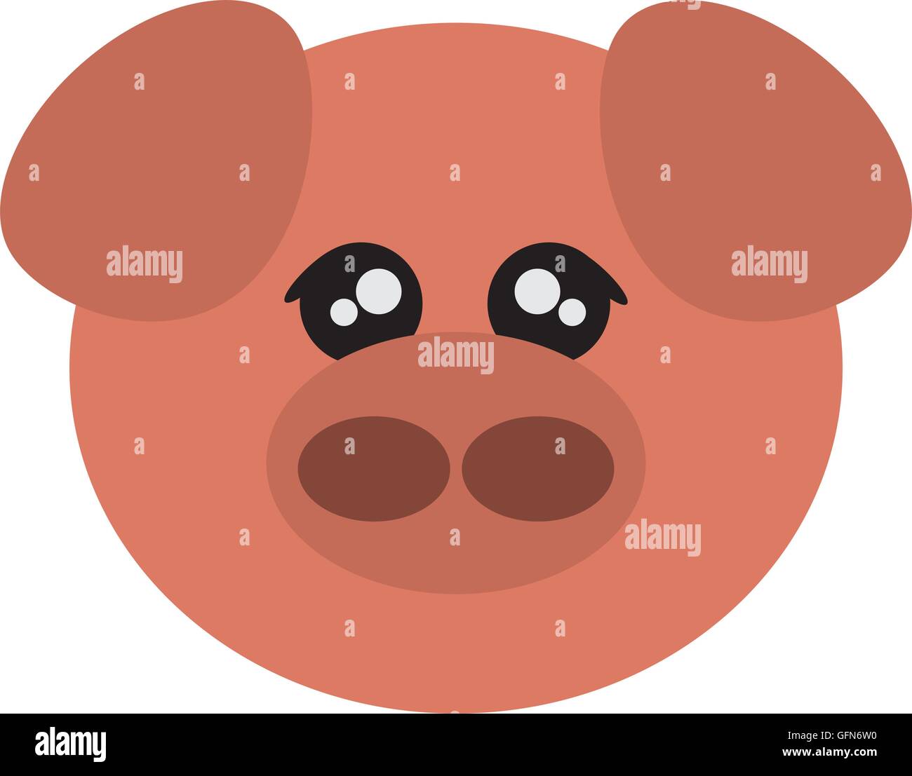 cute pig cartoon icon Stock Vector Image & Art - Alamy