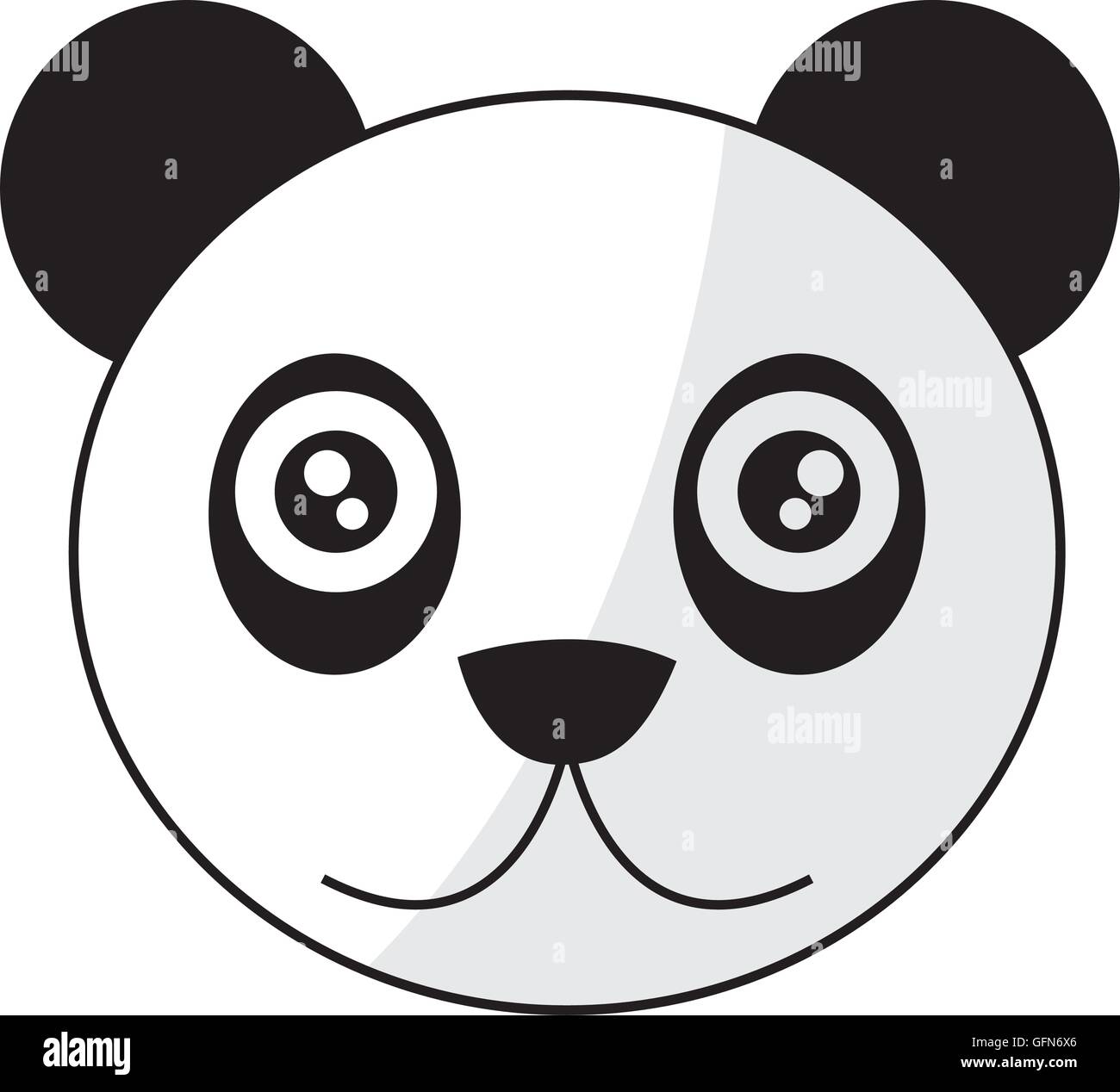 cute panda cartoon icon Stock Vector Image & Art - Alamy