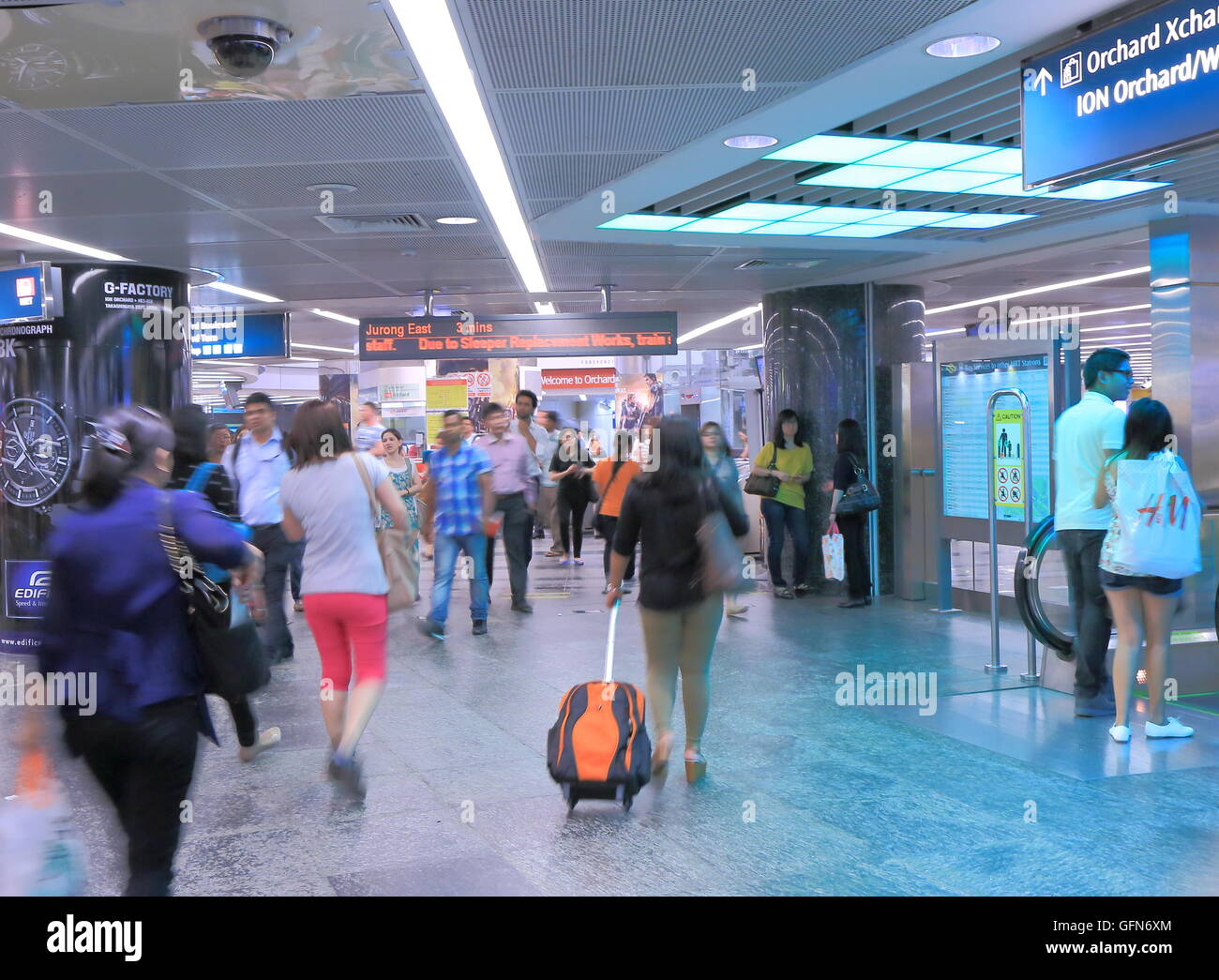 Singapore Mrt Train Station In High Resolution Stock Photography and ...