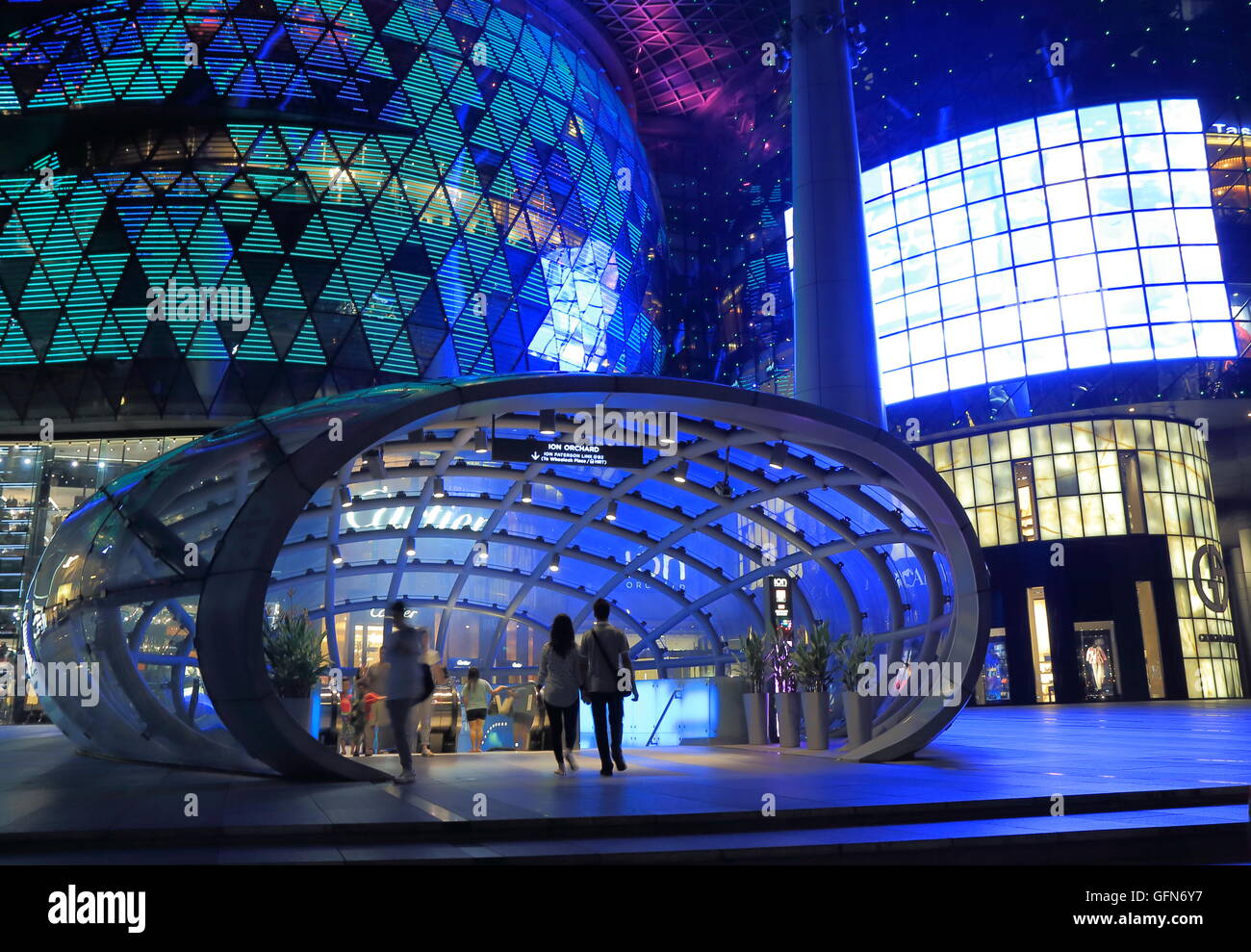 ION Orchard department store in Singapore Stock Photo - Alamy