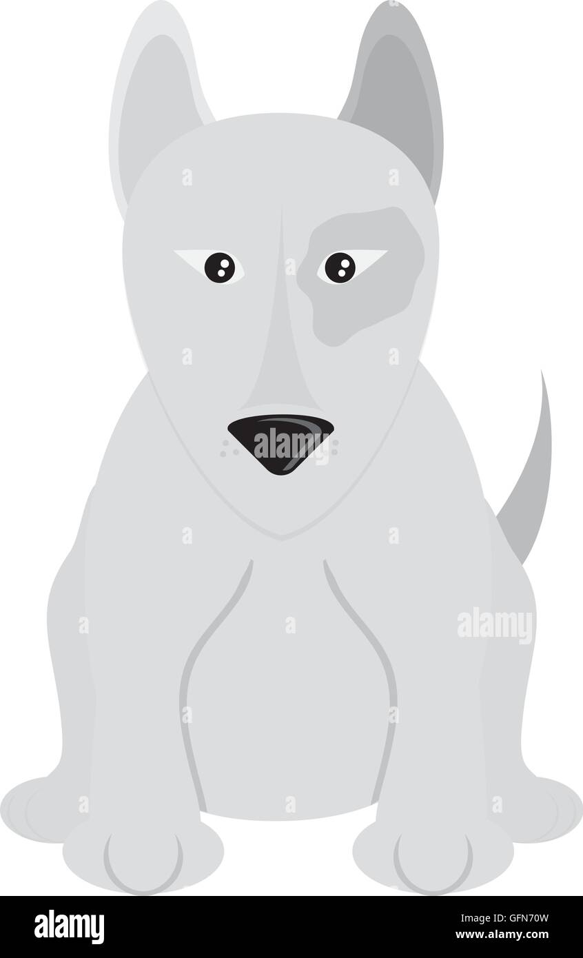 cute dog cartoon icon Stock Vector Image & Art - Alamy