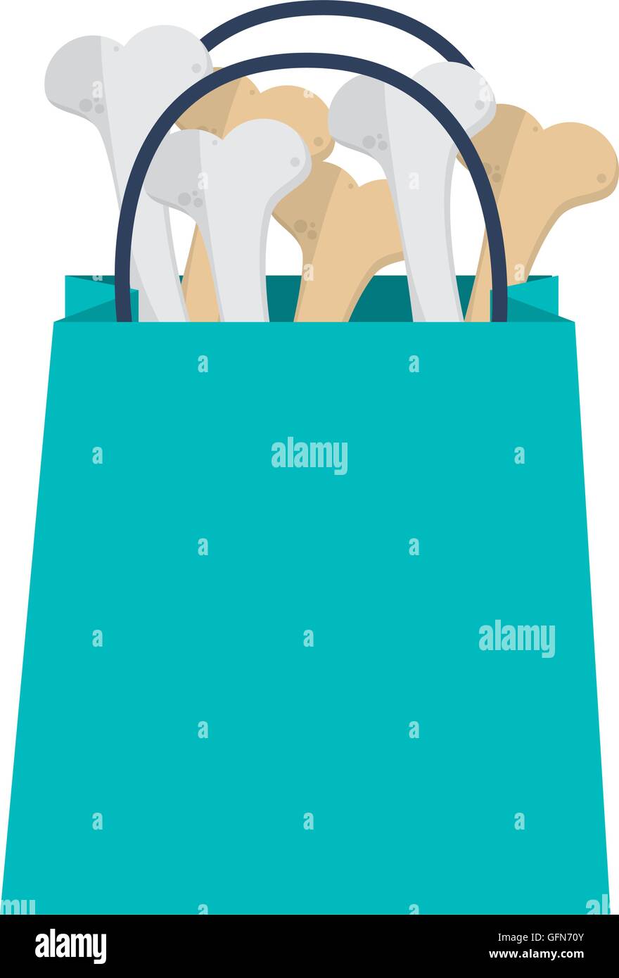 Bag of bones Stock Vector Images - Alamy