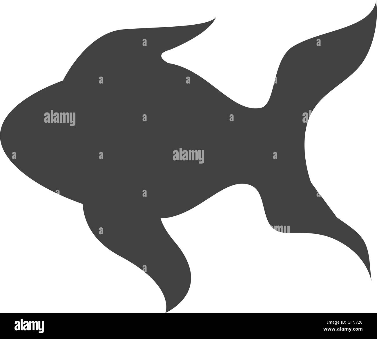 single goldfish icon Stock Vector Image & Art - Alamy