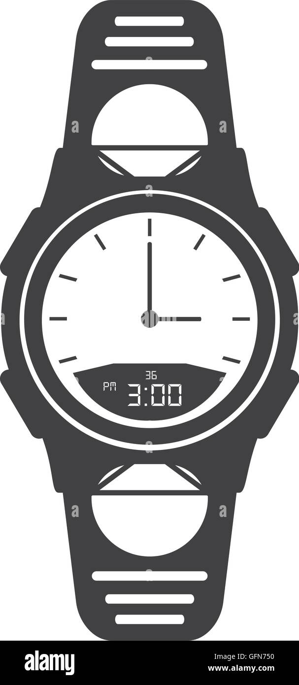 analog watch icon Stock Vector Image & Art - Alamy
