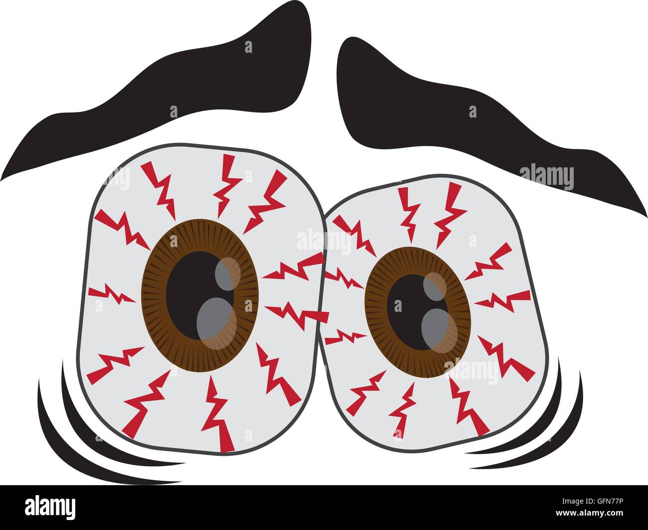 Cartoon Eyes Eyeballs Stock Photos & Cartoon Eyes Eyeballs Stock Images ...