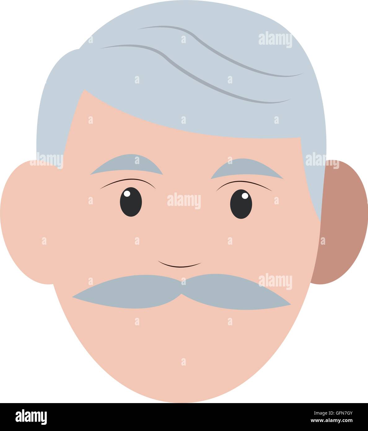 caucasian senior man icon Stock Vector Image & Art - Alamy