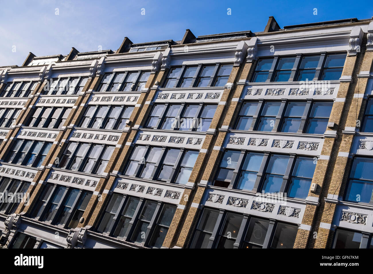 Farringdon Road buildings, Clerkenwell, London, England, U.K Stock ...