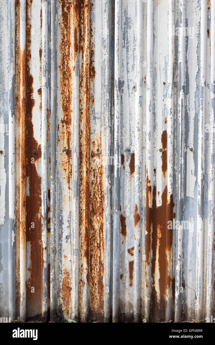 Rusty rough painted metal wall in full frame Stock Photo - Alamy