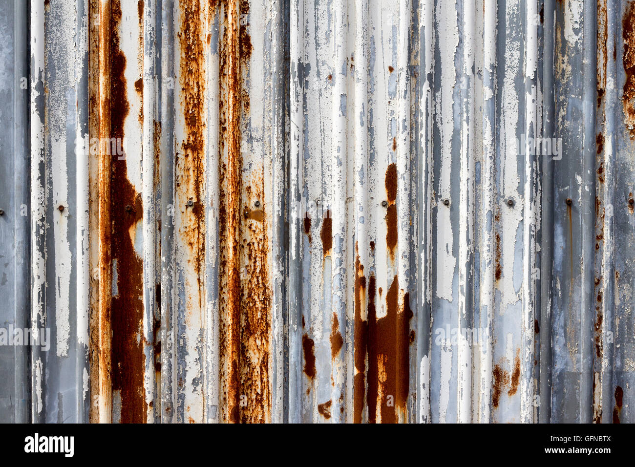 Rusty rough painted metal wall in full frame Stock Photo - Alamy