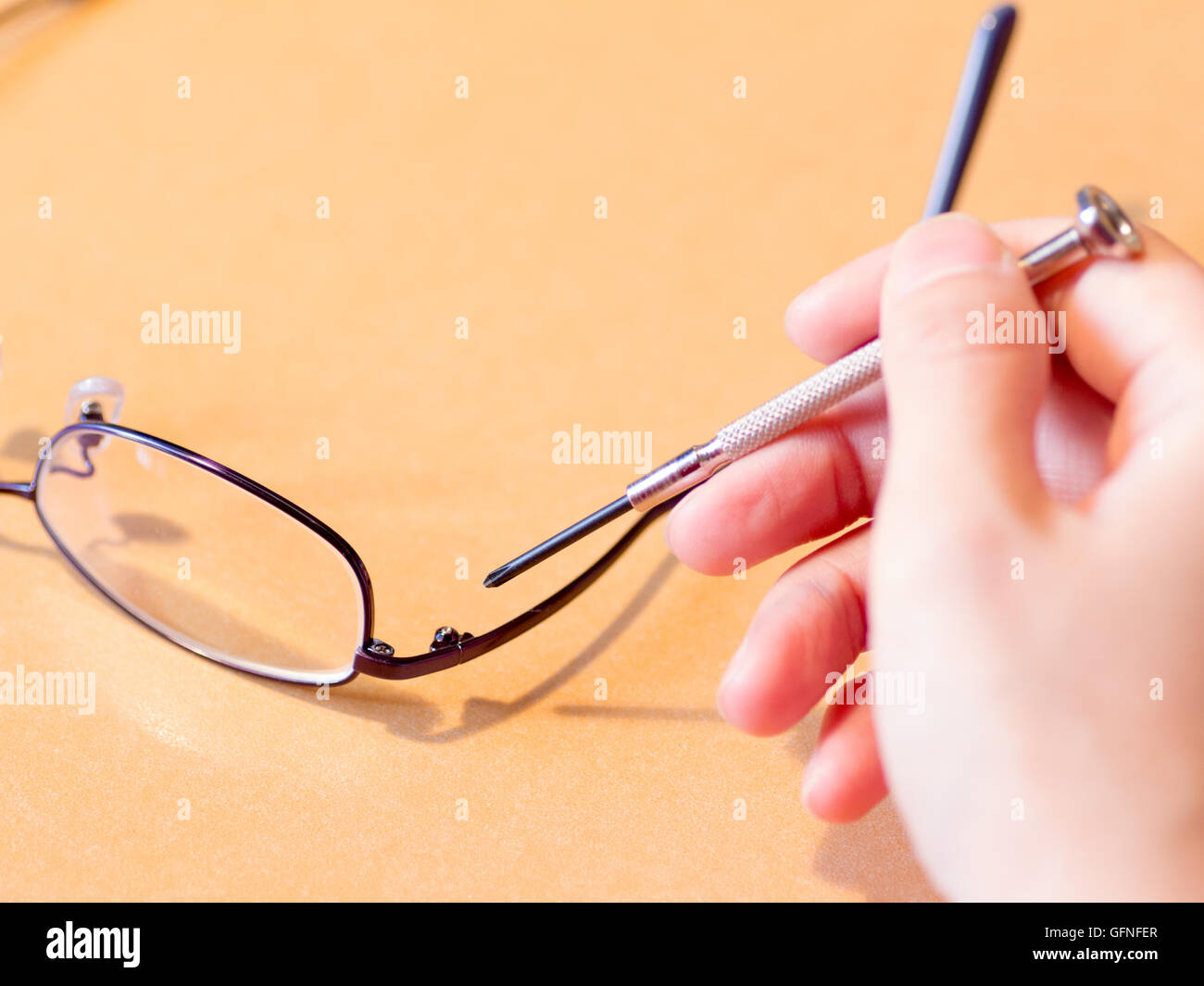 Glasses temple hi-res stock photography and images - Alamy