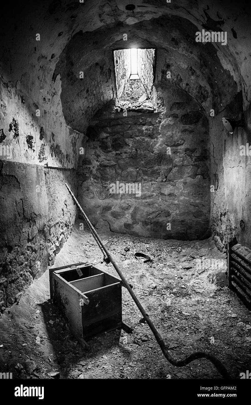 Haunted jail cell Black and White Stock Photos & Images - Alamy