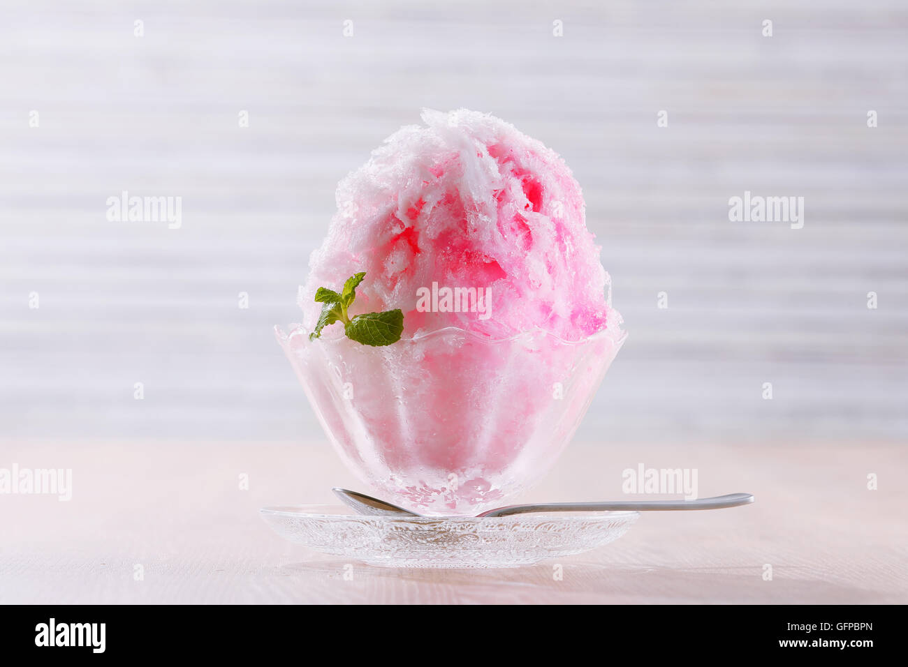 Japanese style shaved ice Stock Photo - Alamy