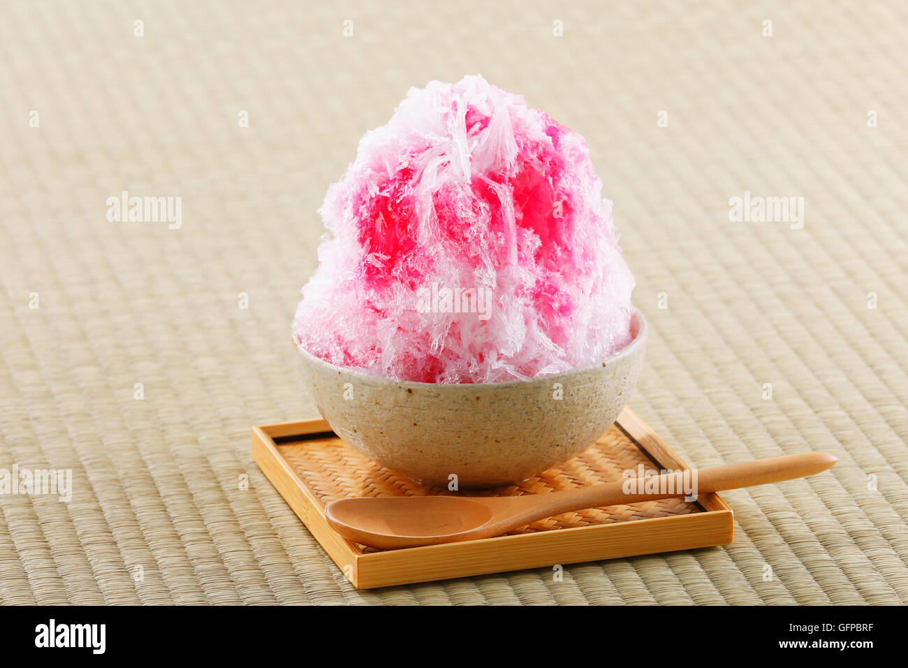 Japanese style shaved ice Stock Photo - Alamy