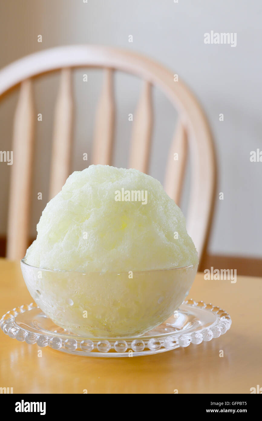 Japanese style shaved ice Stock Photo - Alamy