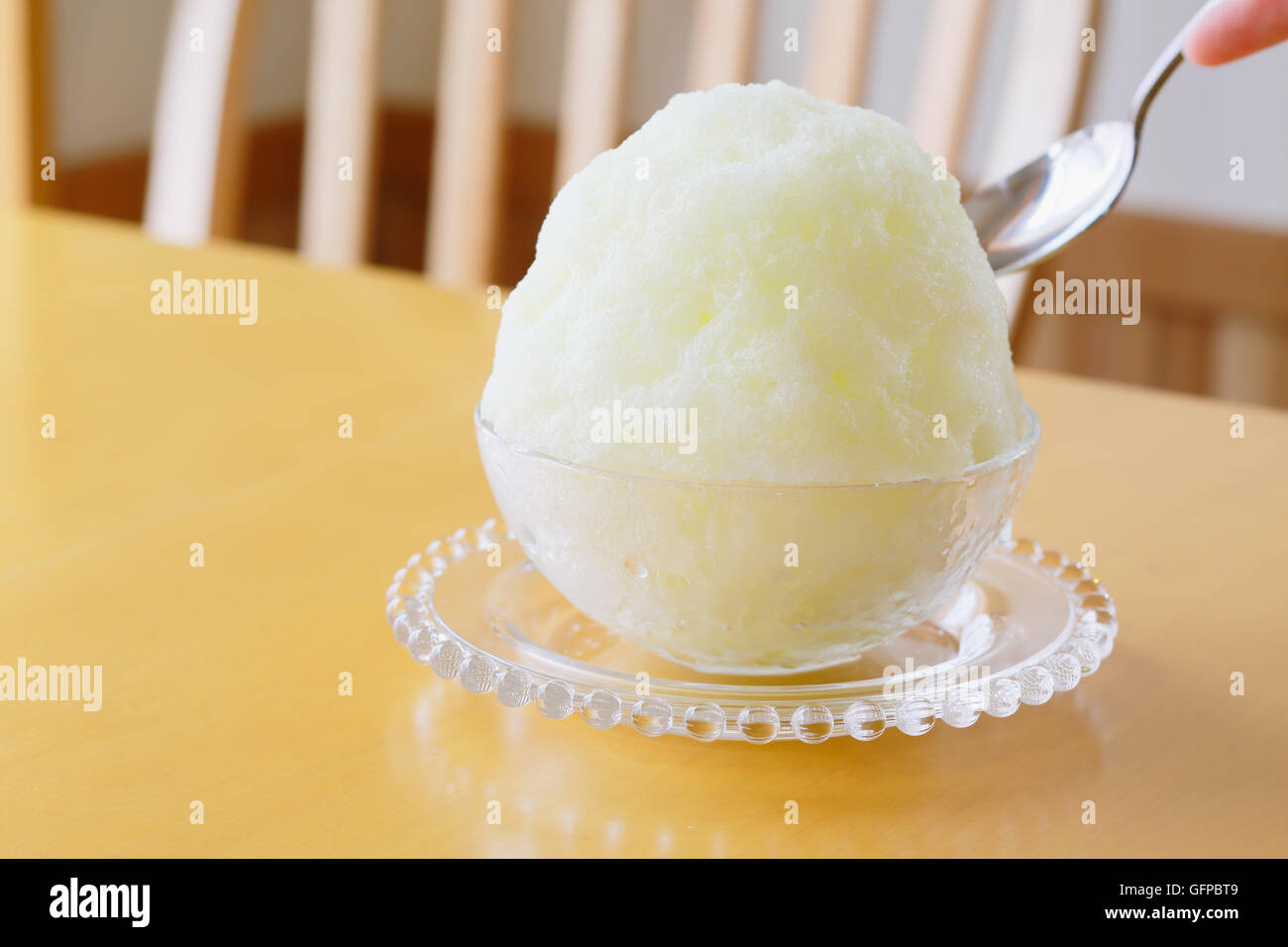 Japanese style shaved ice Stock Photo - Alamy