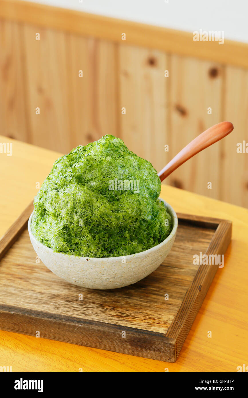 Japanese style shaved ice Stock Photo - Alamy