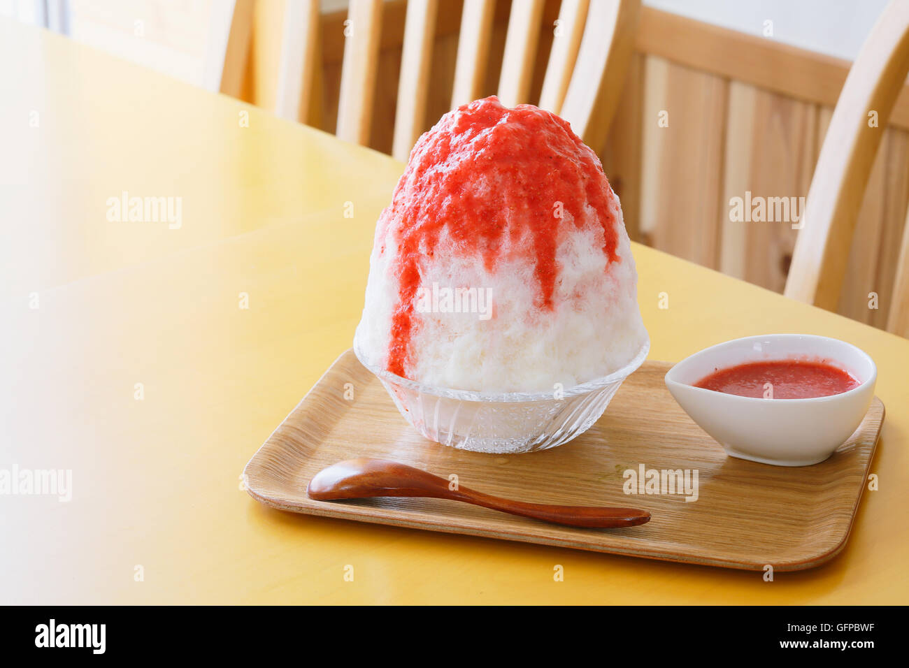 Japanese style shaved ice Stock Photo - Alamy