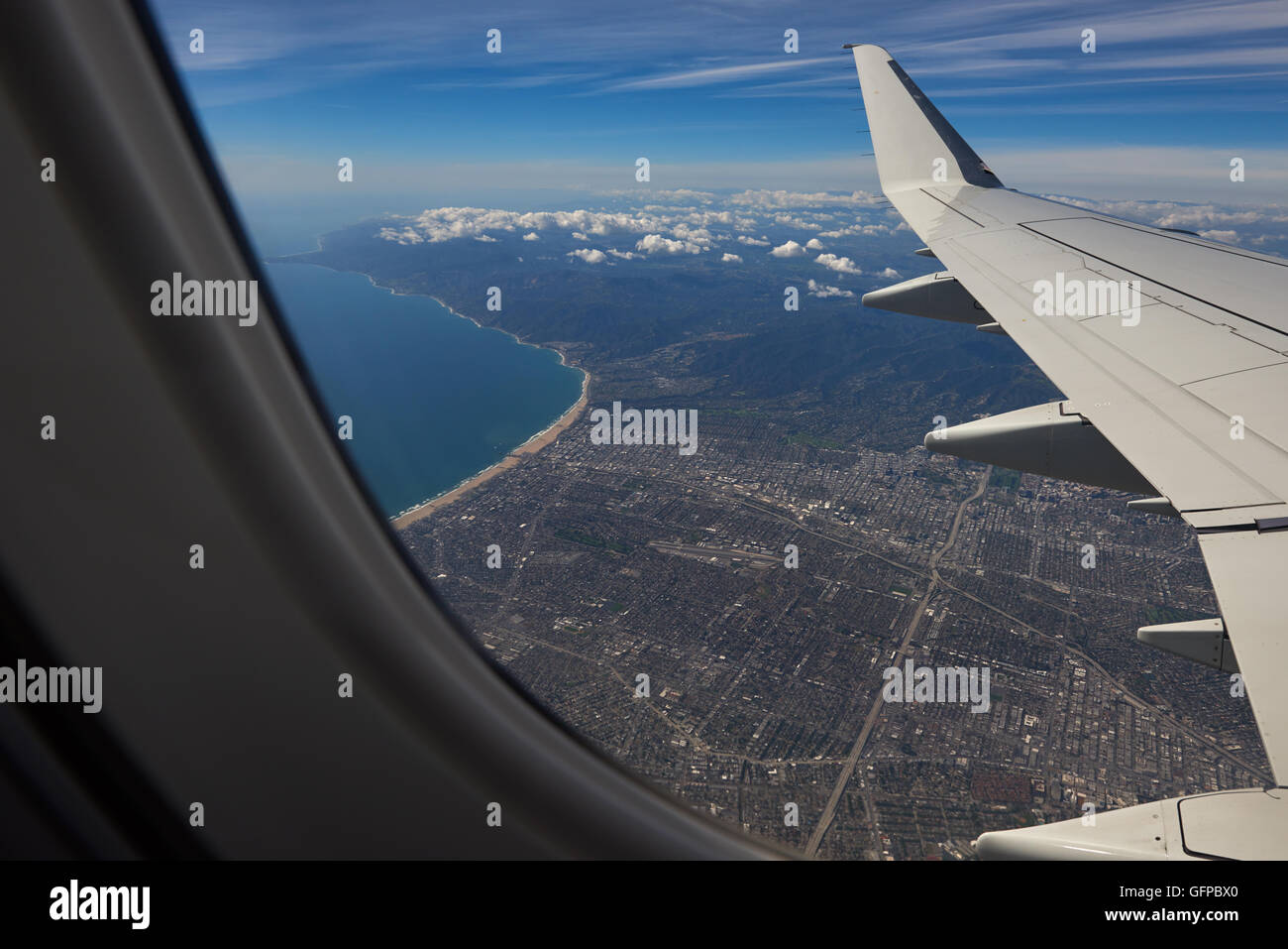 Los angeles view from above hi-res stock photography and images - Alamy