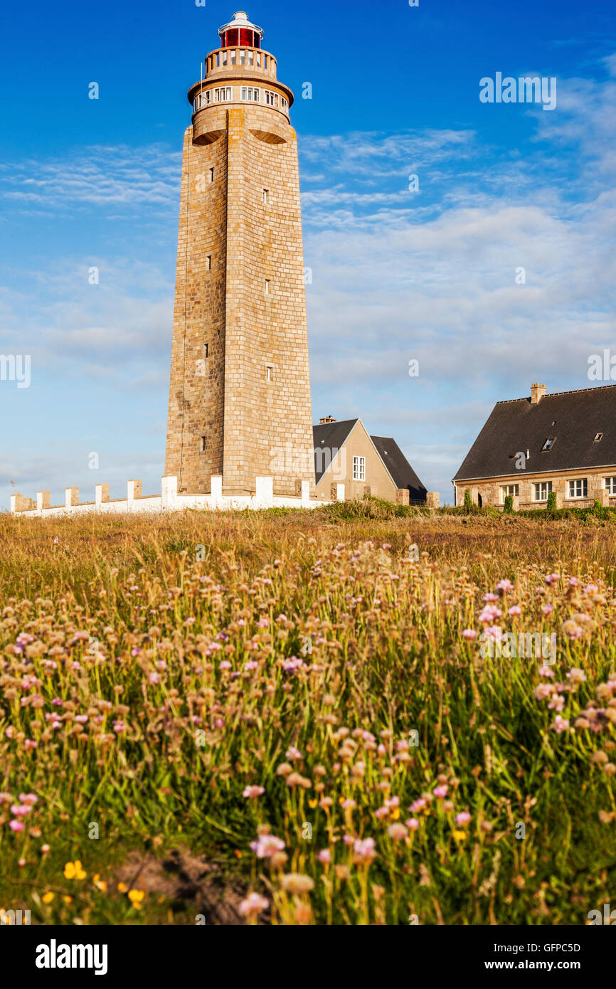 Cap Levi Lighthouse. Fermanville-Bourg, Normandy, France Stock Photo ...