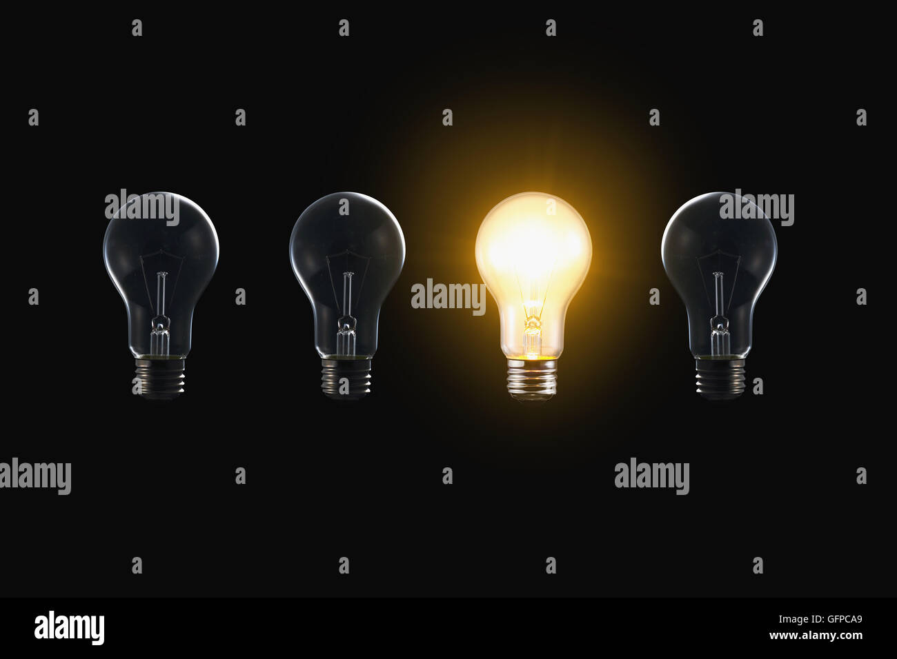 Shining bulbs hi-res stock photography and images - Alamy
