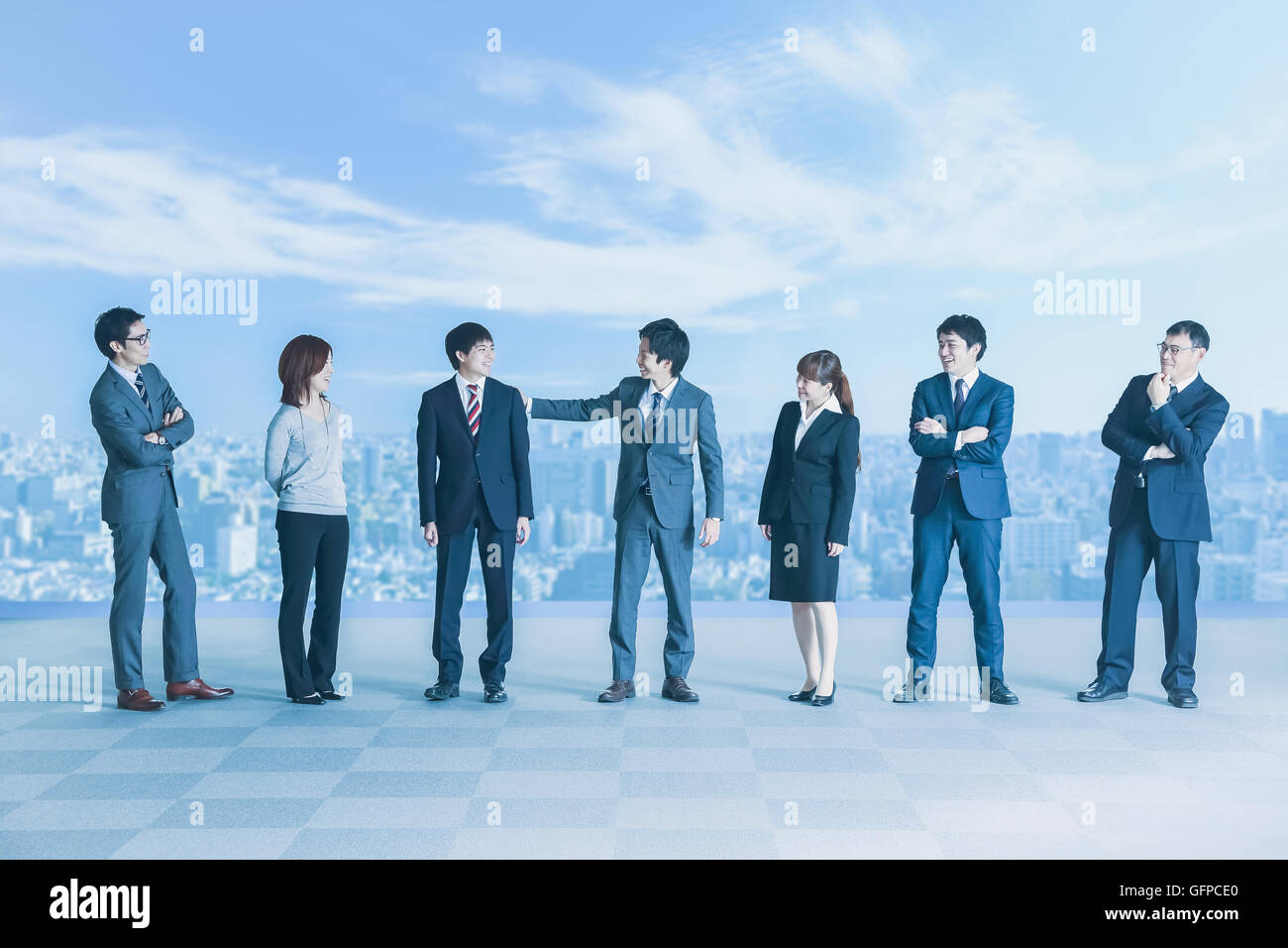 Japanese employee hi-res stock photography and images - Alamy