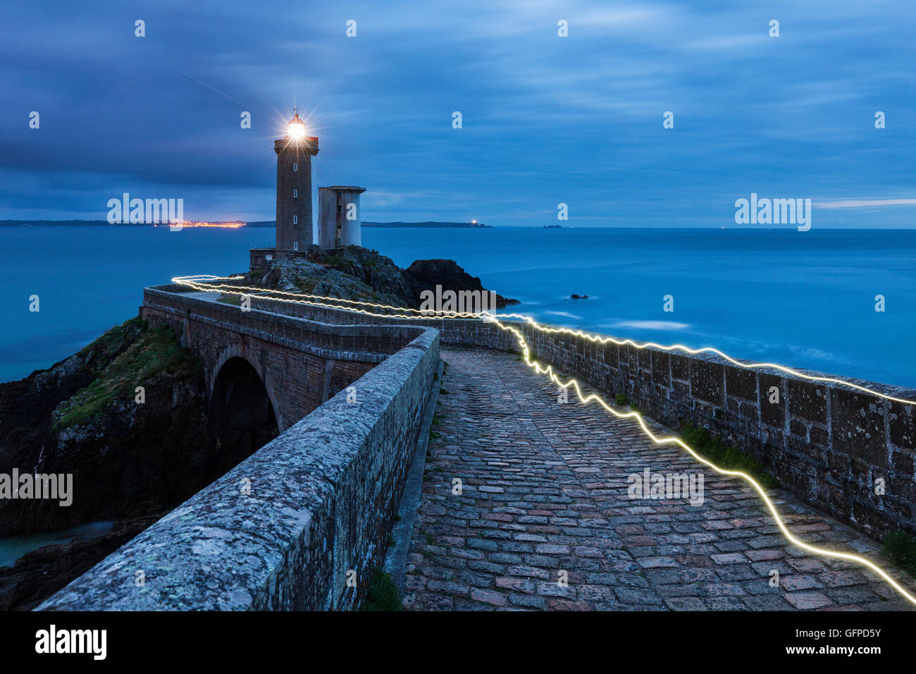 Petit Minou Lighthouse. Plougonvelin, Brittany, France Stock Photo - Alamy
