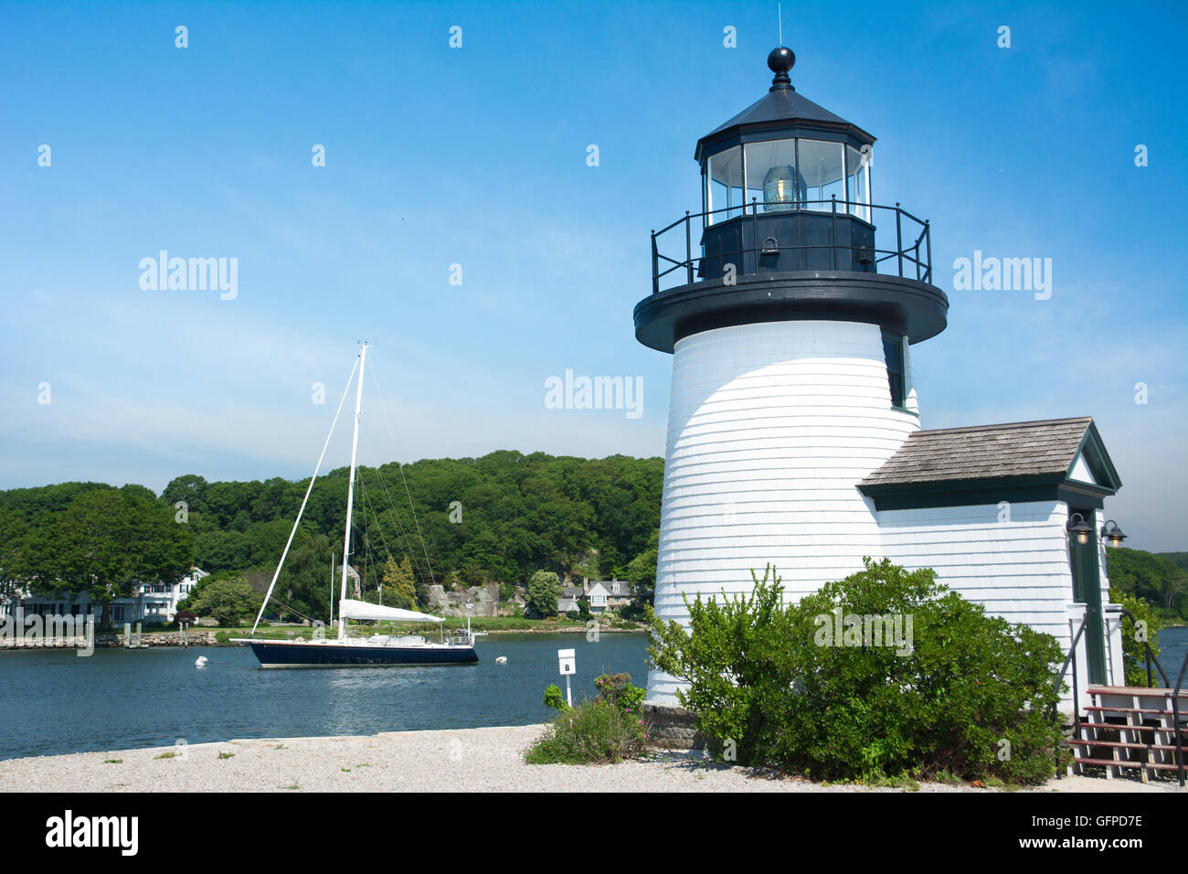 Mystic Seaport Light Lighthouse at the Mystic Seaport, Mystic ...