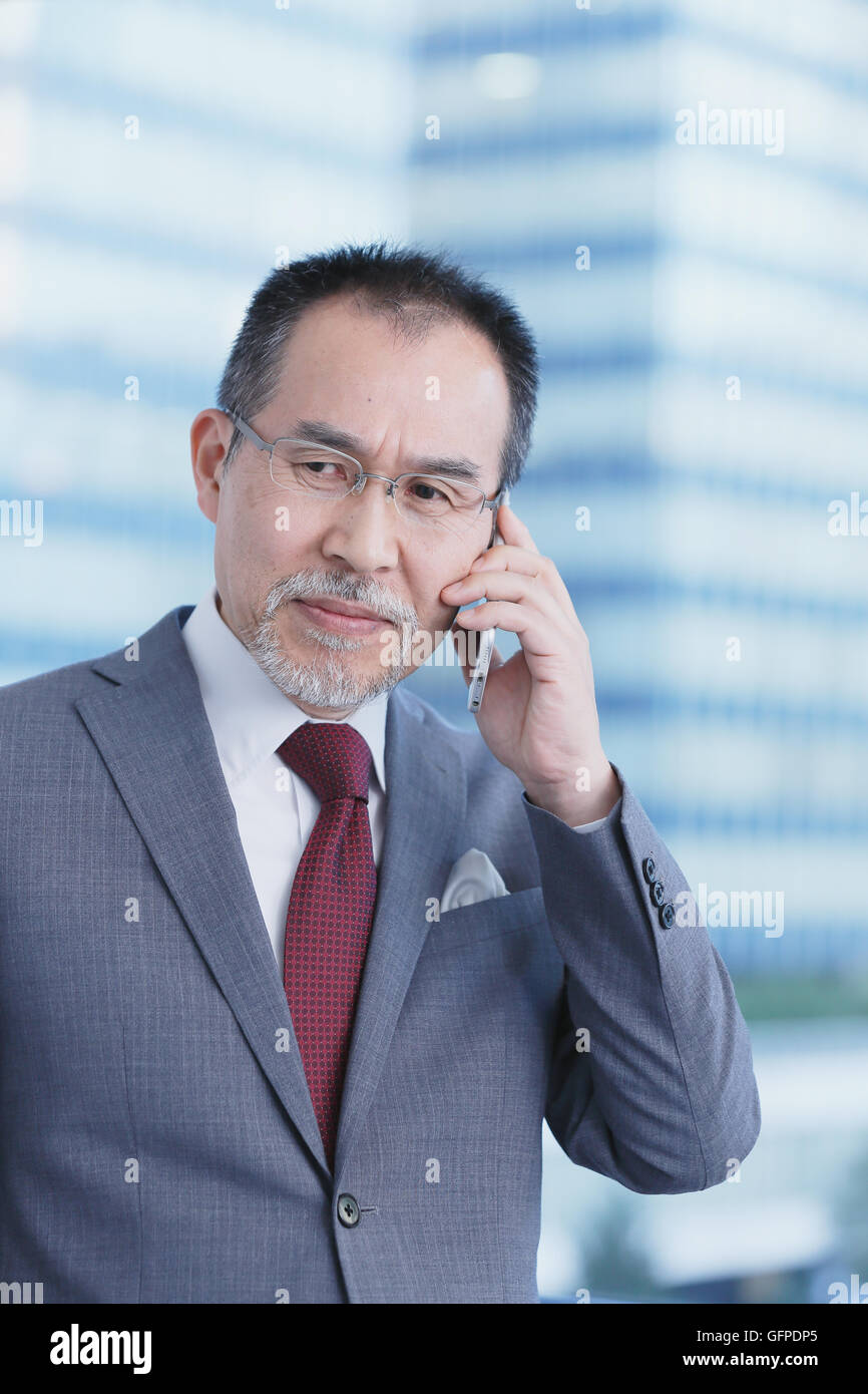 Japanese businessman in a modern office Stock Photo - Alamy