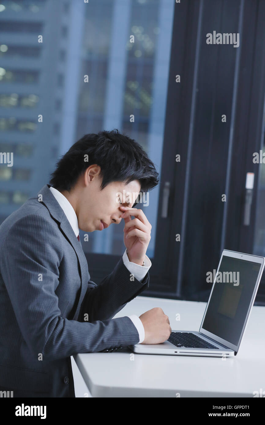 Japanese businessman in a modern office Stock Photo - Alamy