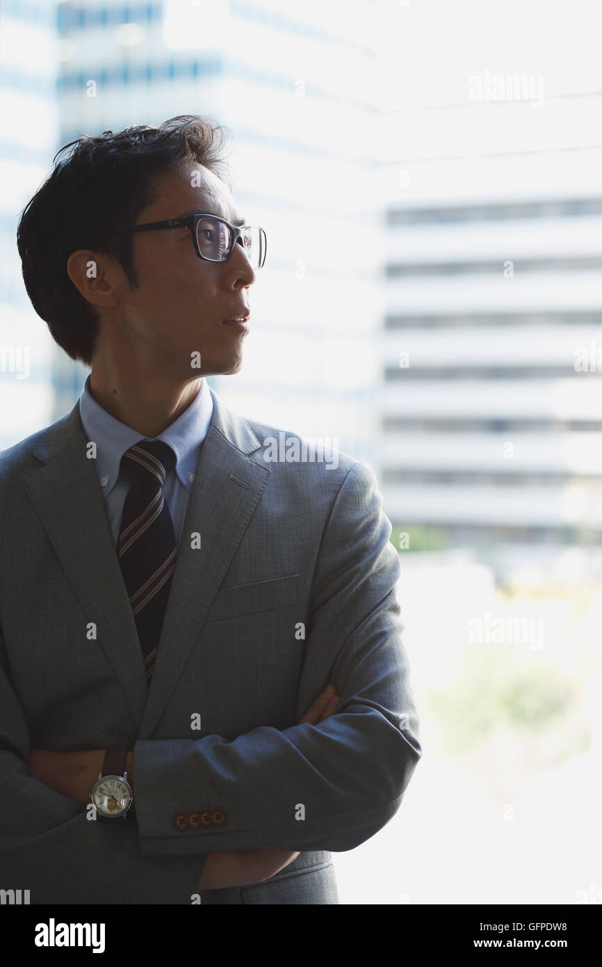 Japanese businessman in a modern office Stock Photo - Alamy
