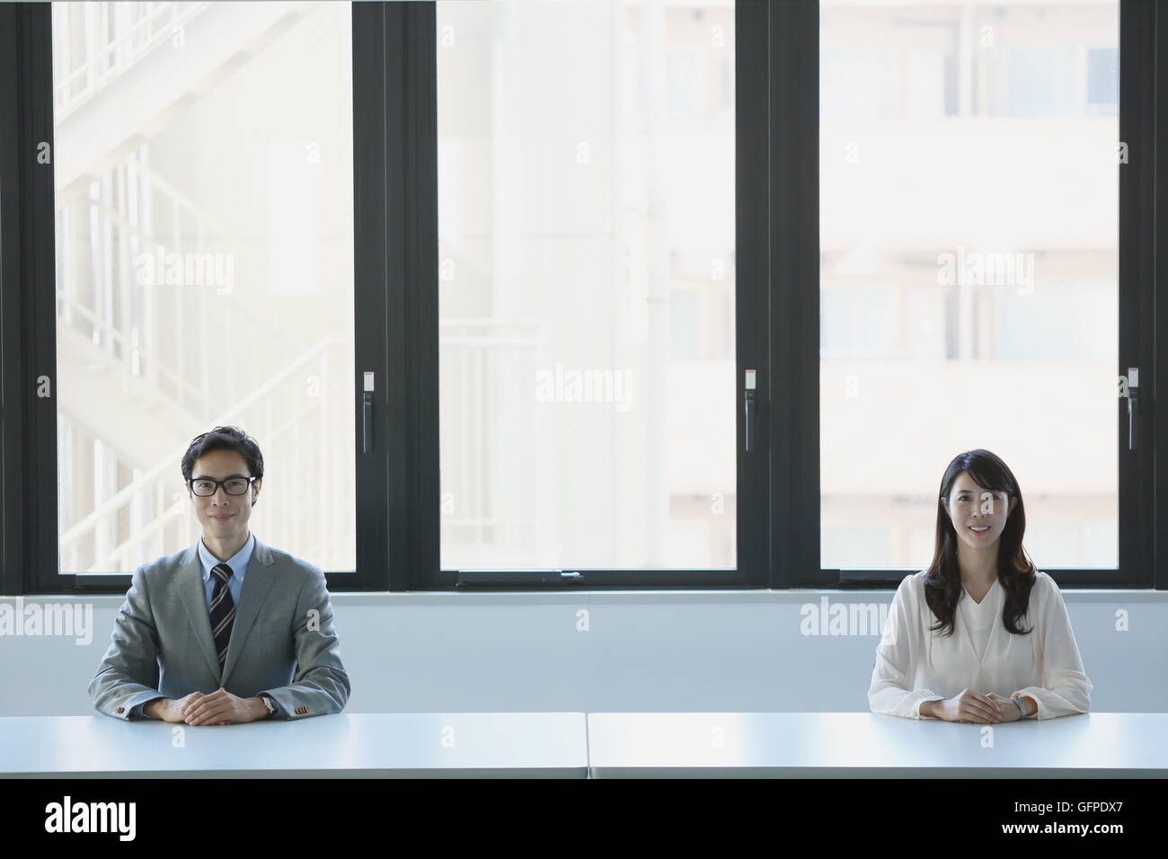 Japanese businesspeople in a modern office Stock Photo - Alamy