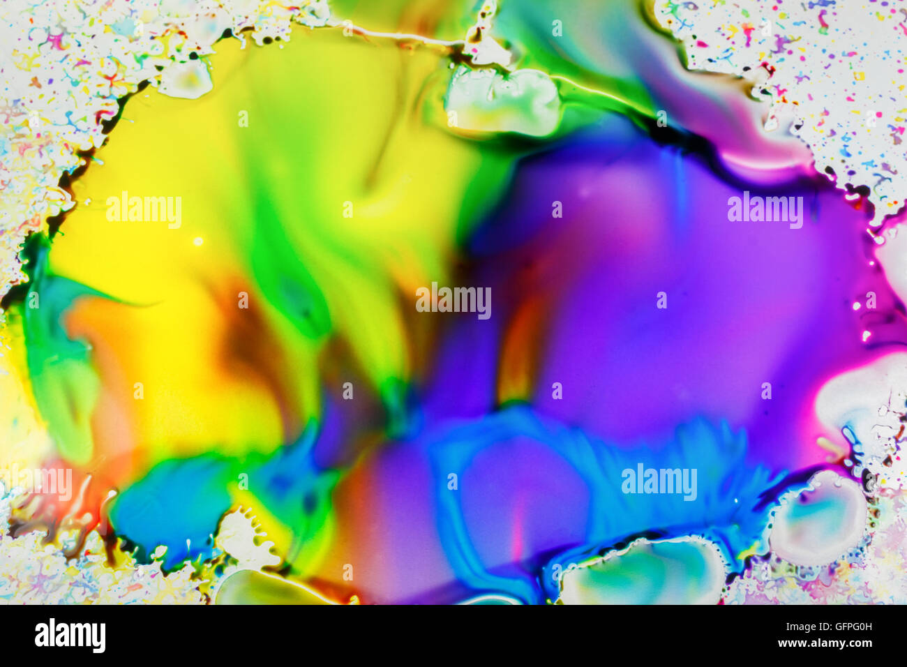 Color ink splash hi-res stock photography and images - Alamy