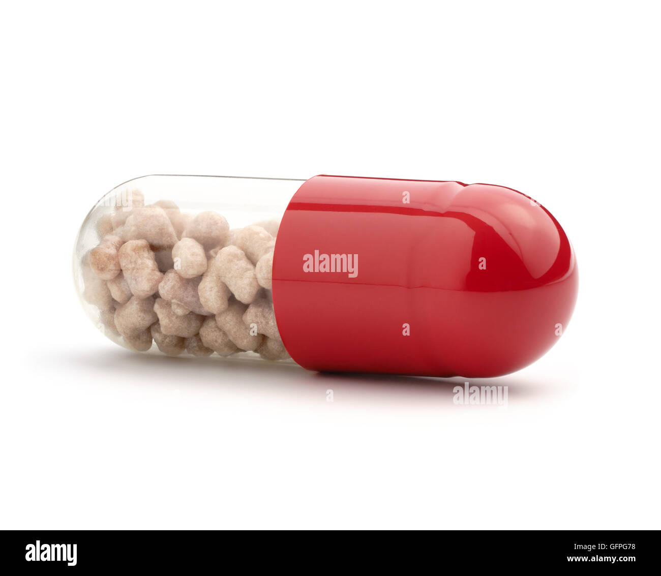 Green gel pill isolated on hi-res stock photography and images - Alamy