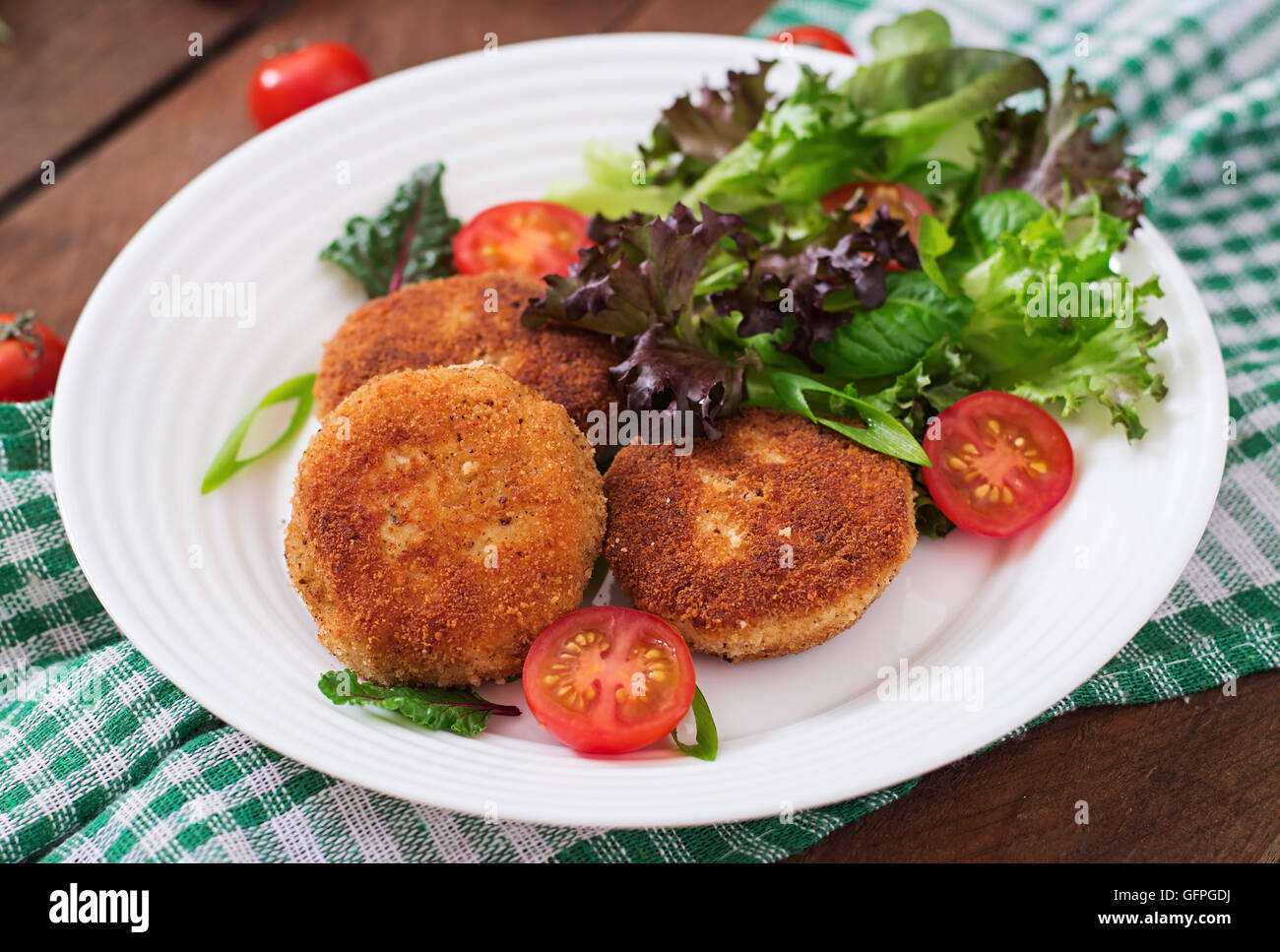 Chop chicken cutlet hi-res stock photography and images - Alamy