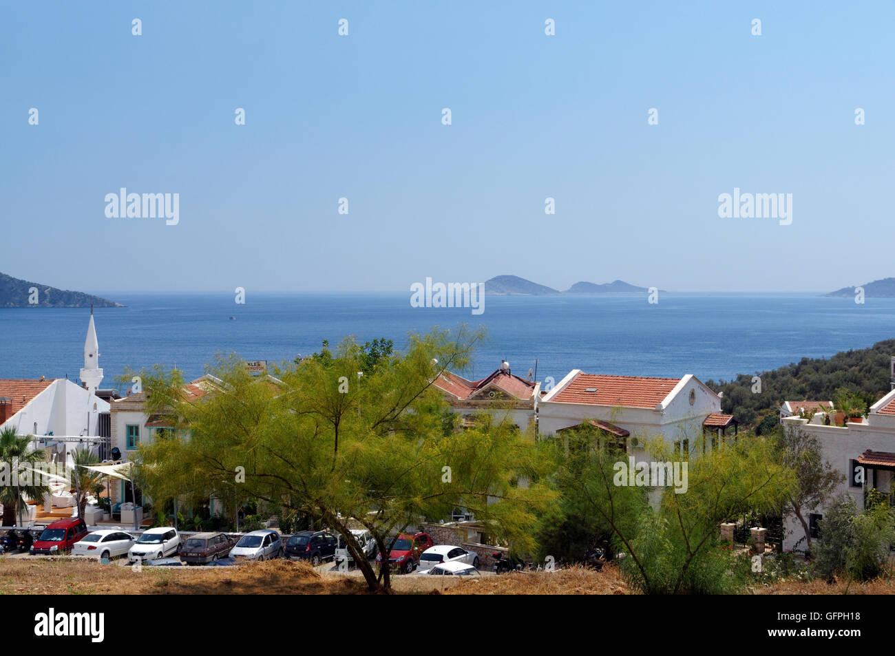 Kalkan Bay , Kalkan, Lycian Coast, Turkey, Asia Stock Photo - Alamy