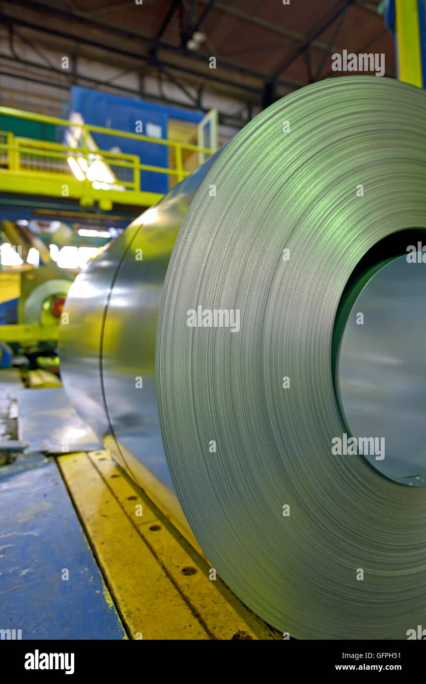 Steel coil stack hi-res stock photography and images - Alamy