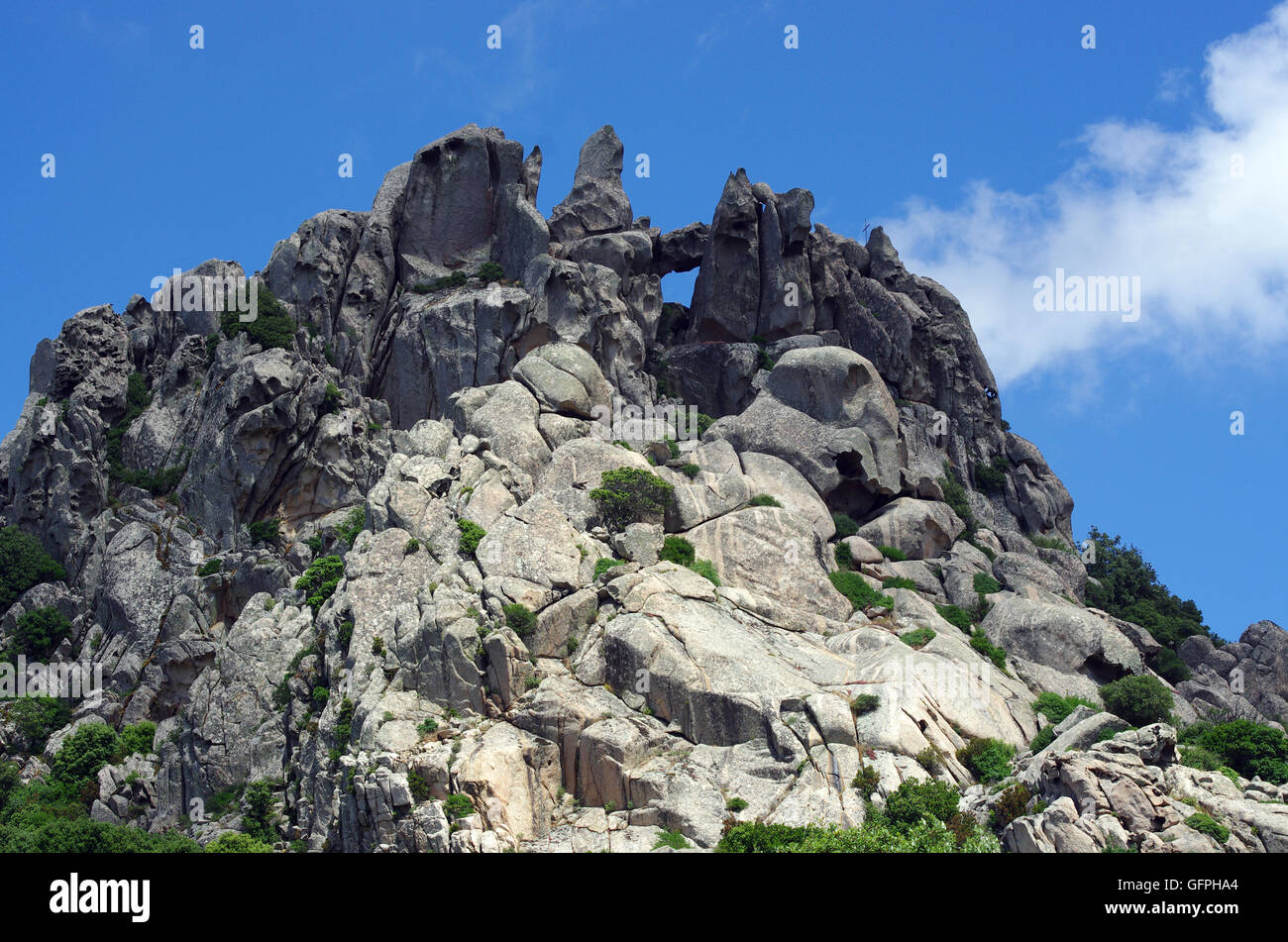Sardinian typcal granite: The Valle della Luna (Moon valley) near ...