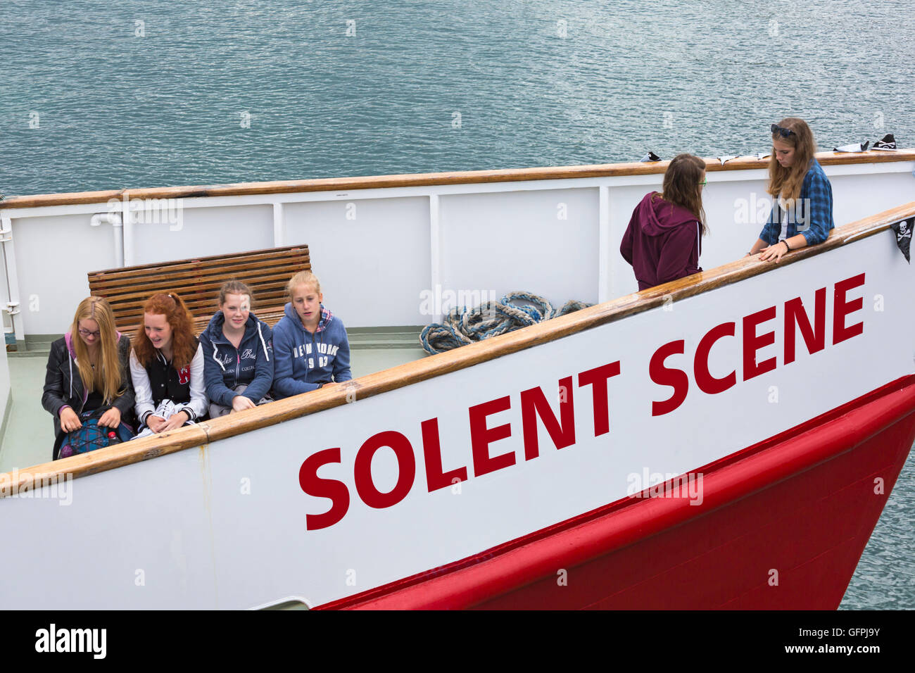 Girls onboard hi-res stock photography and images - Alamy