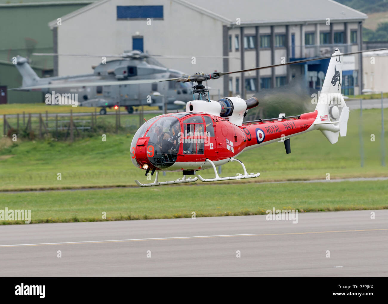 Gazelle Display Team at RNAS Culdrose Air Day 2016 Stock Photo - Alamy