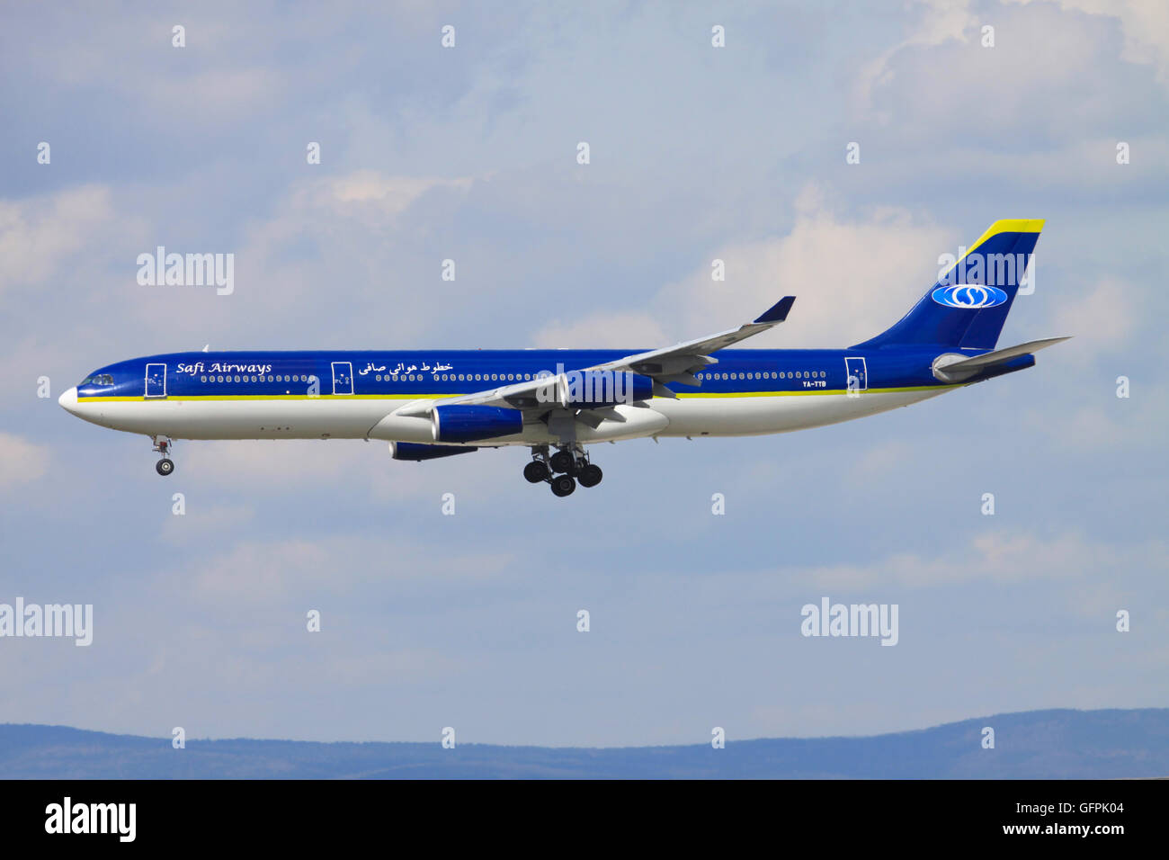 Frankfurt/Germany july 4, 2019: Airbus A340 from Safi Airliners at ...